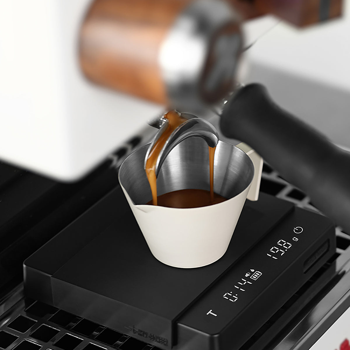 MHW-3BOMBER Cube Coffee Scale 2.0 Mini Espressowaage mit USB-C – CAPTN Coffee