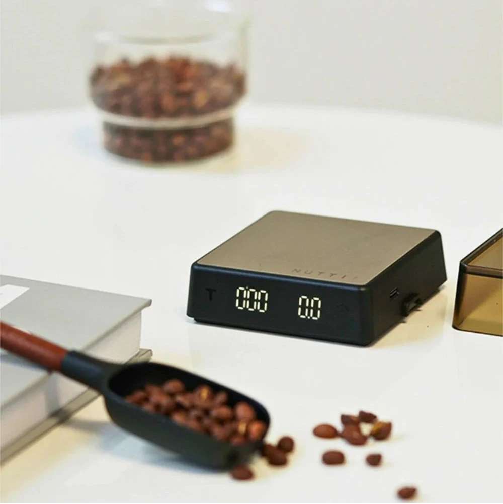 Timemore x Nutti Geo-C PRO Digitale Kaffeewaage - kompakt, ideal für u ...